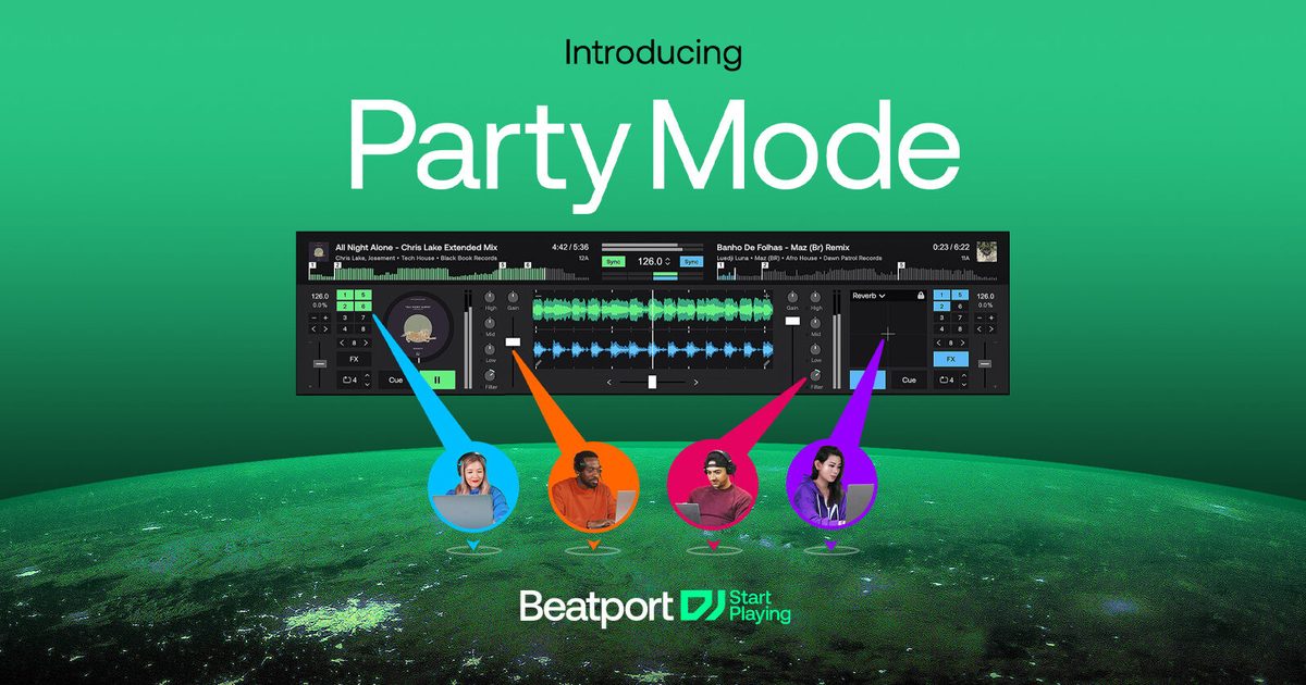 Beatport Launches Party Mode for Beatport DJ