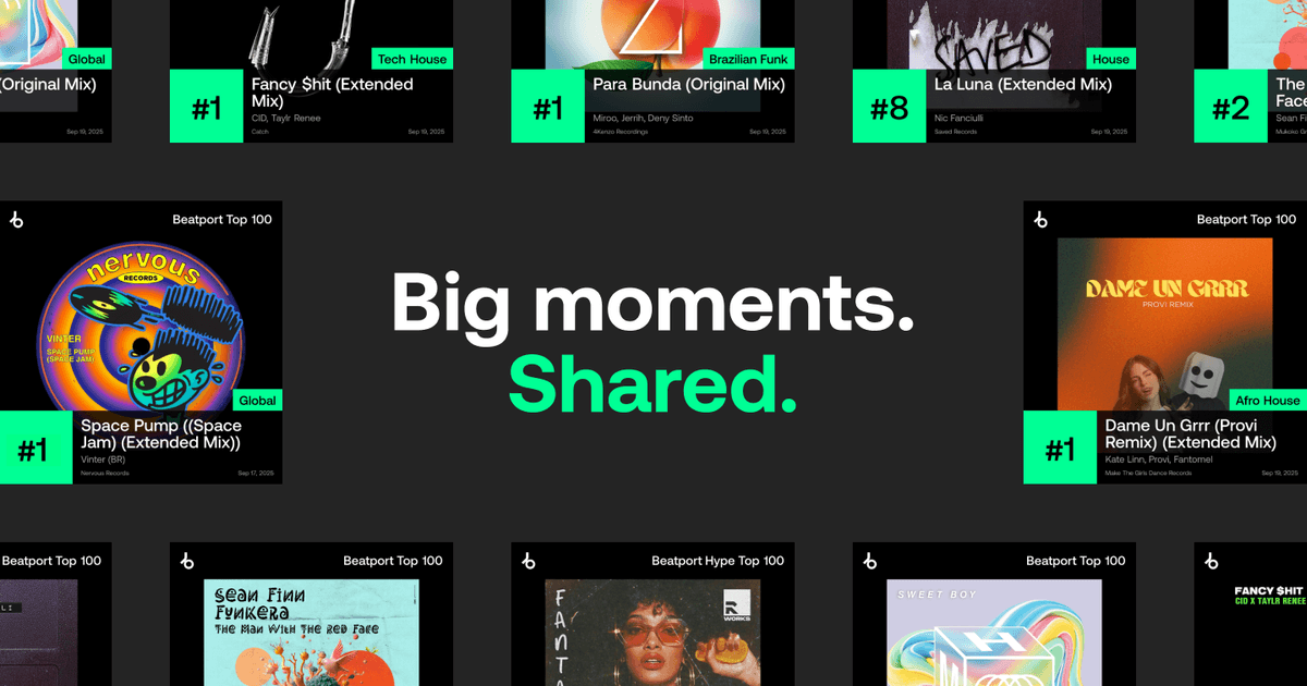 Easily Share Your Chart Position with the Beatport app | Beatportal