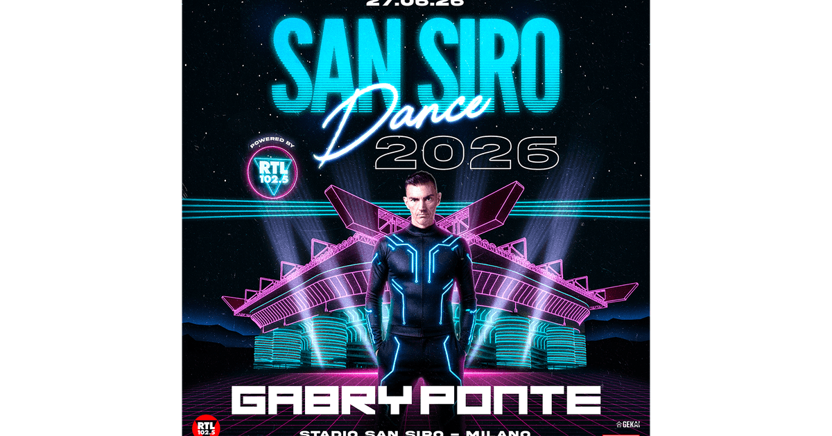 Gabry Ponte, the first DJ to headline Milan's San Siro Stadium, announces his epic return for ...